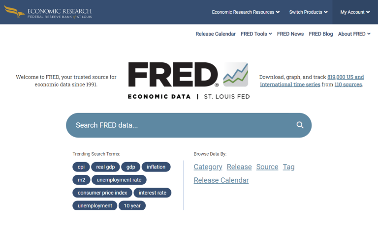 FRED｜FRED 是什麼？如何查詢總經數據？最完整的總經數據網站介紹！ - StockFeel 股感