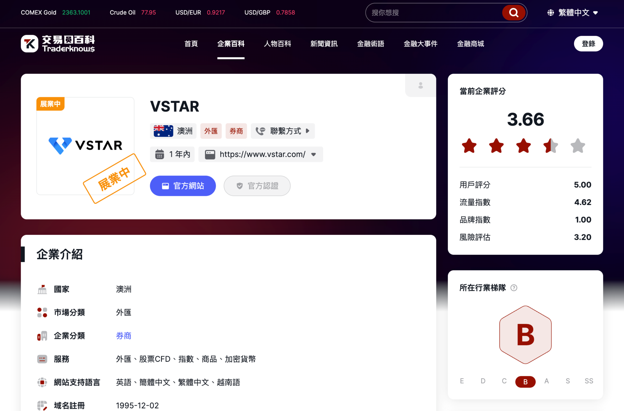 VSTAR 維信證劵測評：是詐騙嗎？安全性詳細解析，開戶，出入金方式 - StockFeel 股感